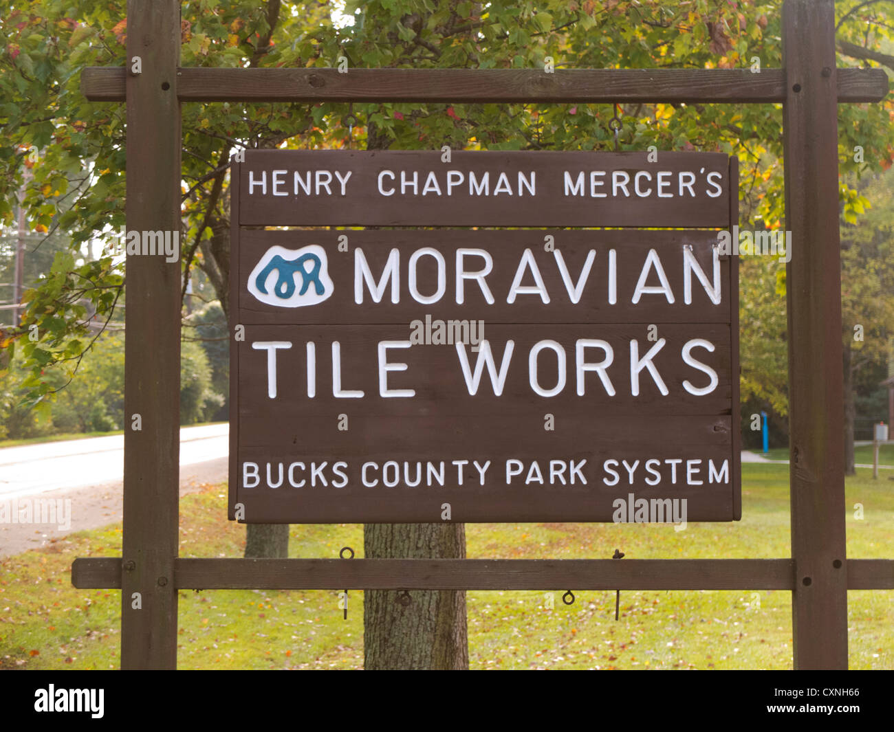 Moravian Pottery & tile works in Doylestown PA Stock Photo - Alamy