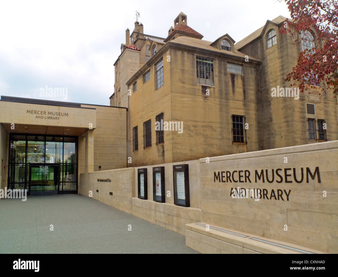 Mercer Museum and Library Doylestown PA Stock Photo - Alamy