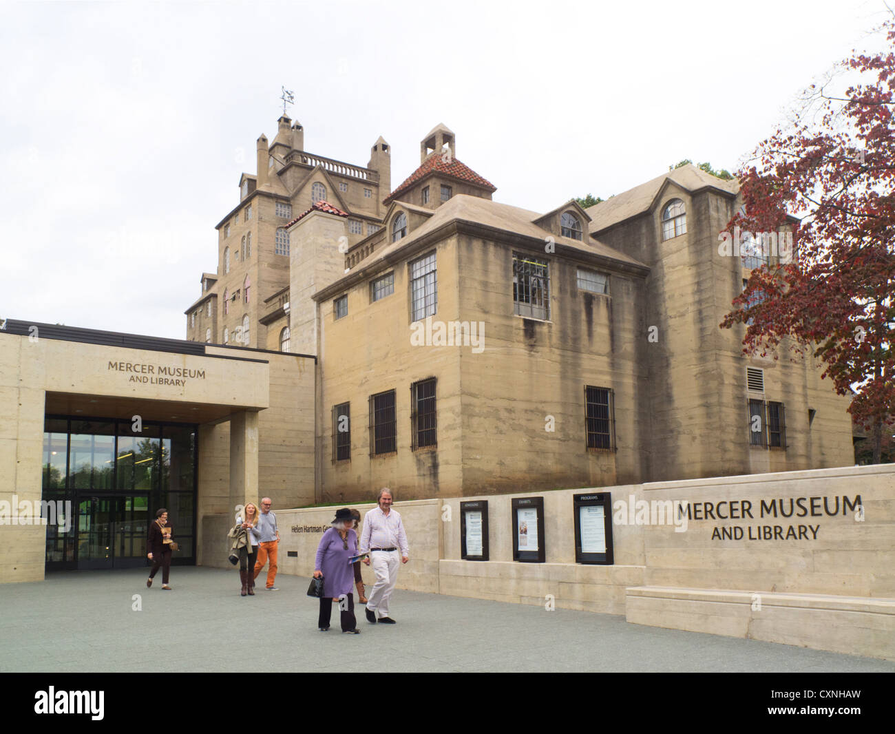 Mercer Museum and Library Doylestown PA Stock Photo - Alamy