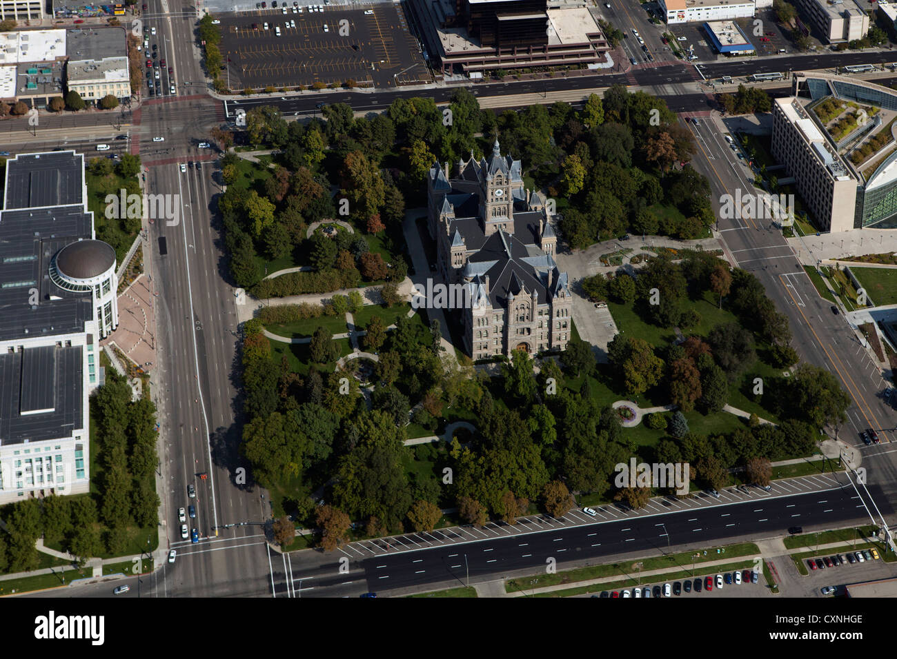 Us capitol building aerial hi-res stock photography and images - Alamy
