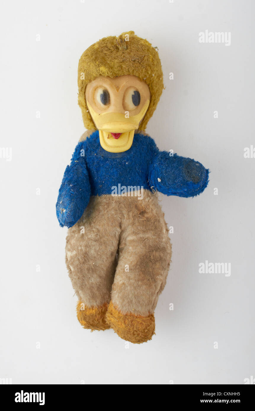 weird looking duck faced soft toy Stock Photo - Alamy