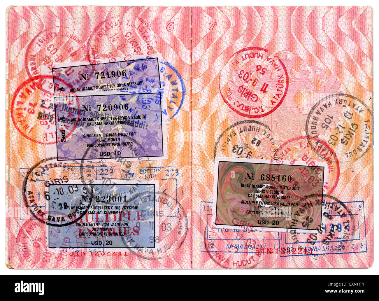 Croatian passport hi-res stock photography and images - Alamy
