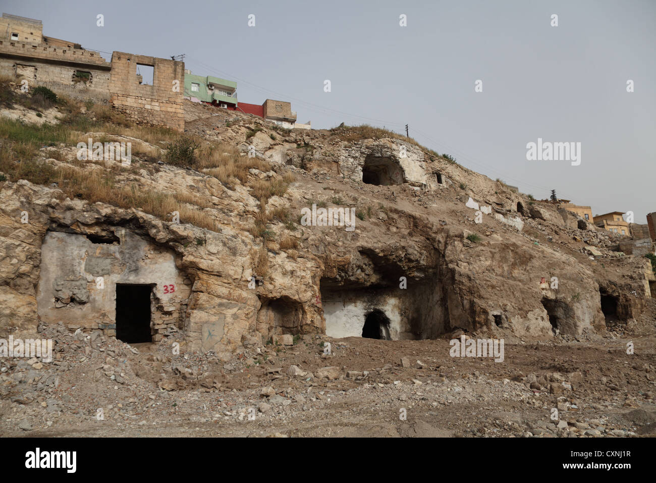 Kizilkoyun early Roam cave tombs discovered on demolition of houses in ...