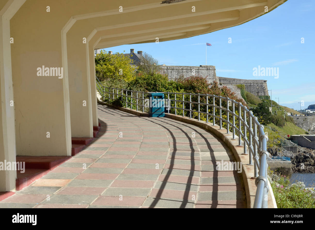 Plymouth Hoe Devon architecture Stock Photo - Alamy