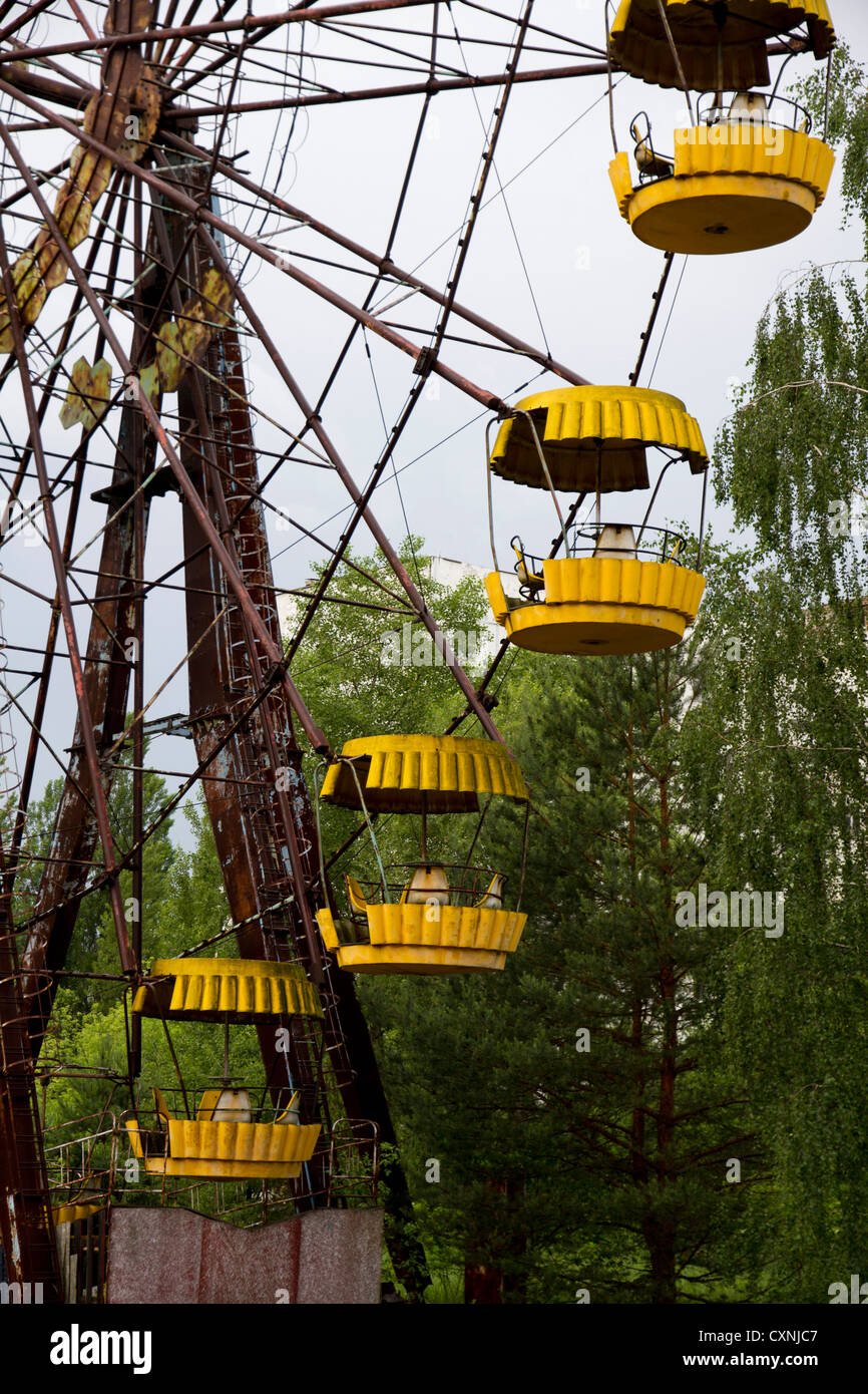 Pripyat Chernobyl Amusement Park Stock Photo - Alamy