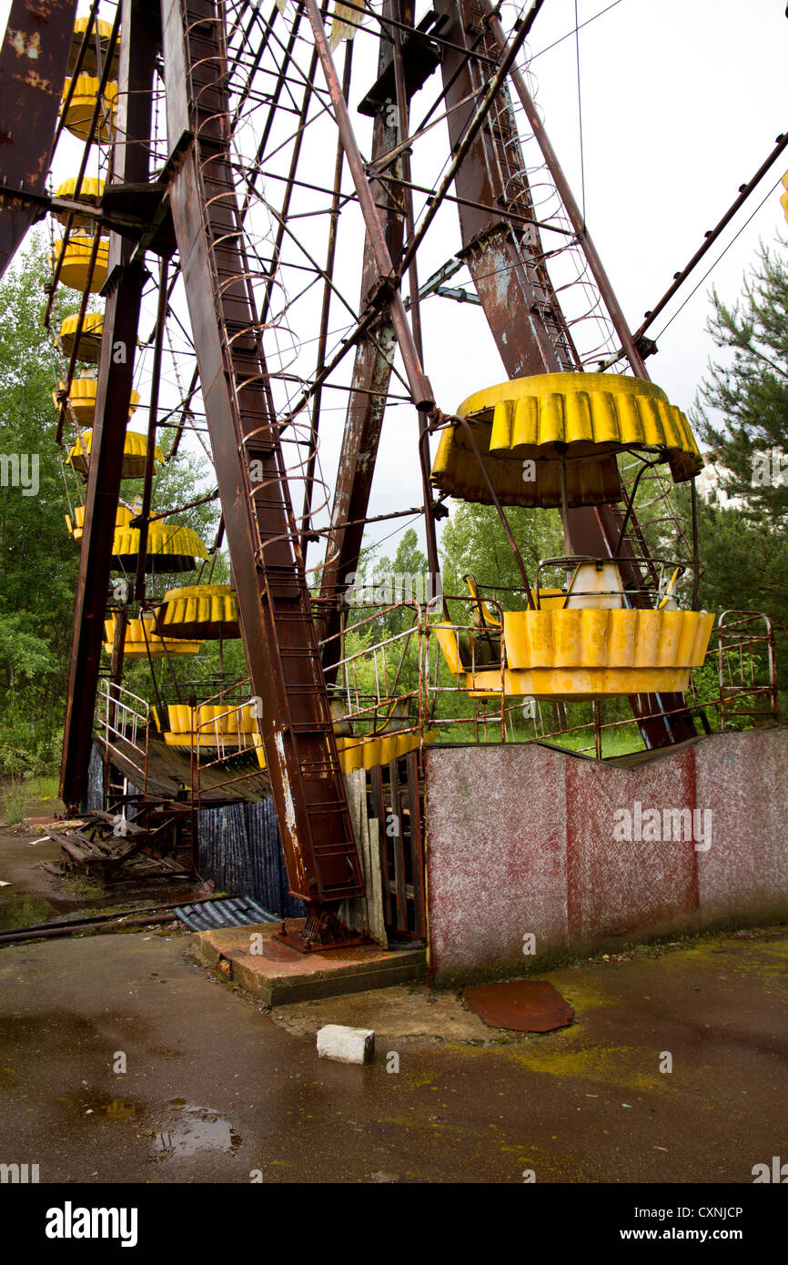 Pripyat Chernobyl Amusement Park Stock Photo - Alamy