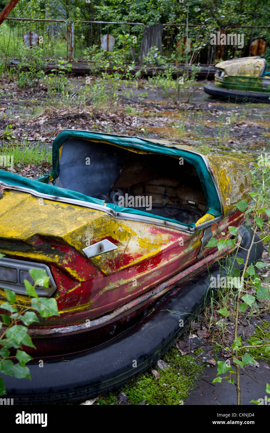 Pripyat Chernobyl Amusement Park Stock Photo - Alamy