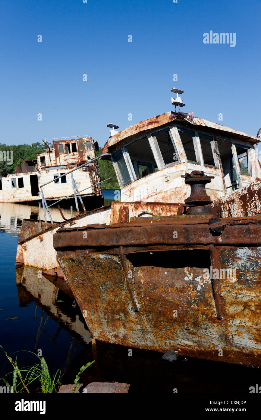 Chernobyl recovery equipment Stock Photo - Alamy