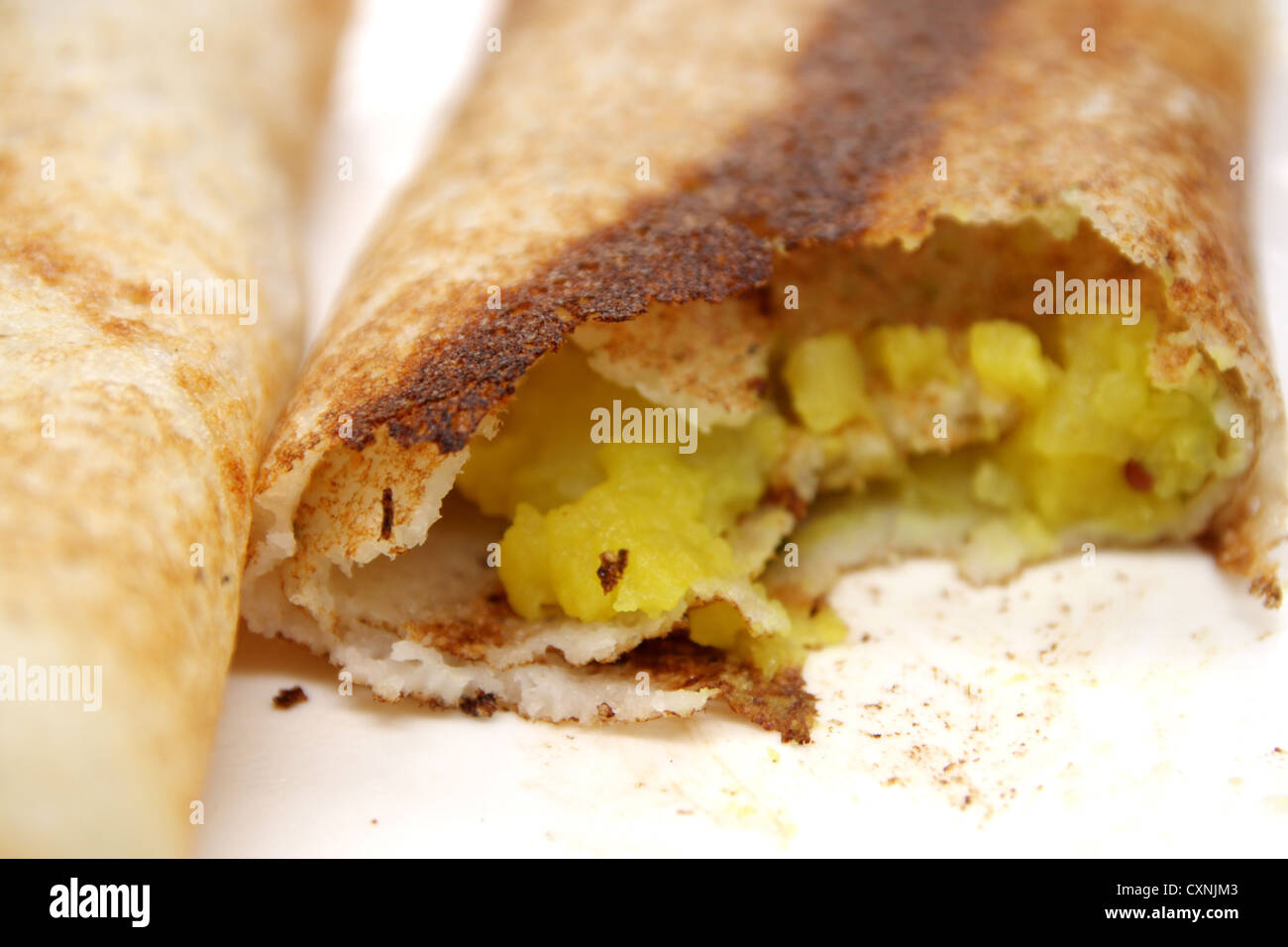 Masala dosa , Indian food Stock Photo - Alamy