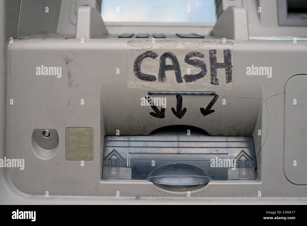 atm cash machine london Stock Photo - Alamy