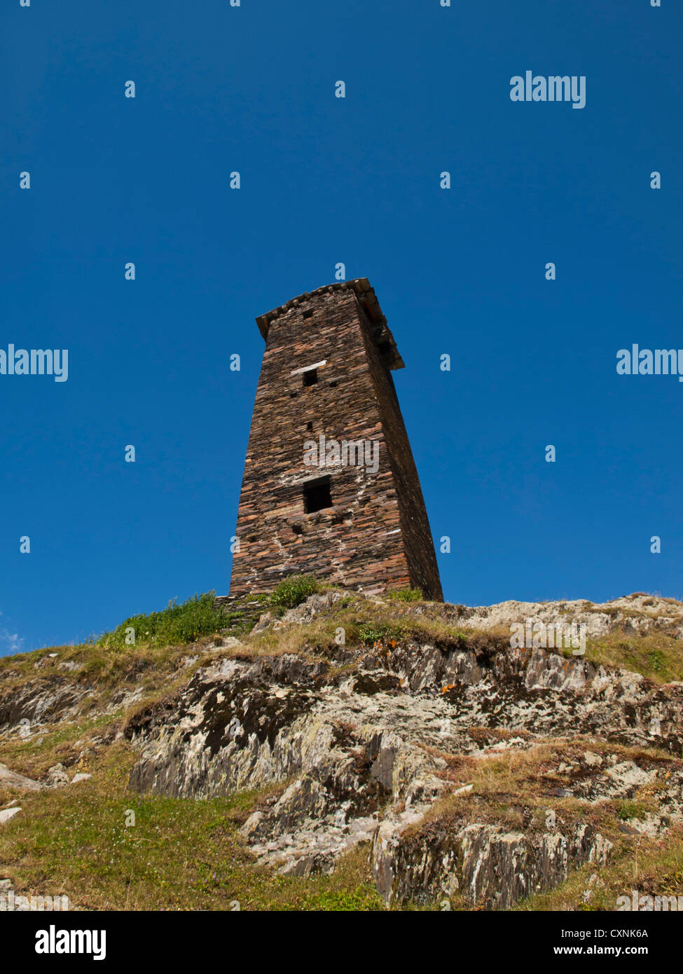 Koshkebi in Ushguli village Stock Photo - Alamy