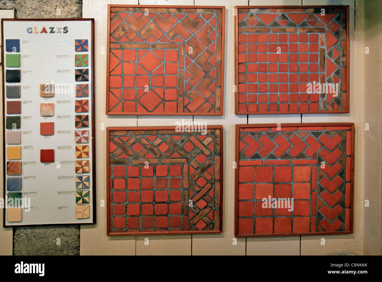 Moravian Pottery & tile works in Doylestown PA Stock Photo - Alamy