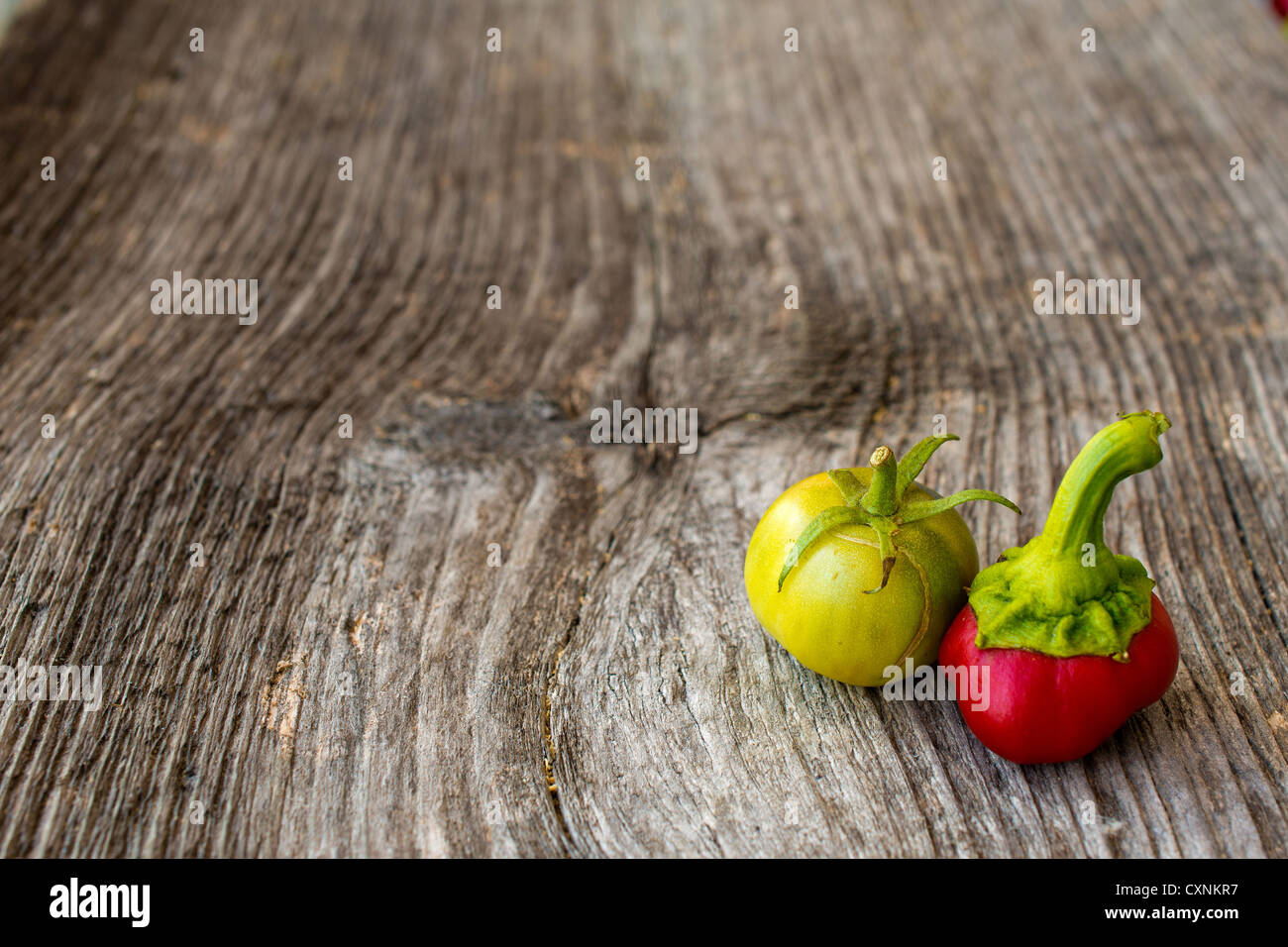 Capsicum and tomato Stock Photo - Alamy