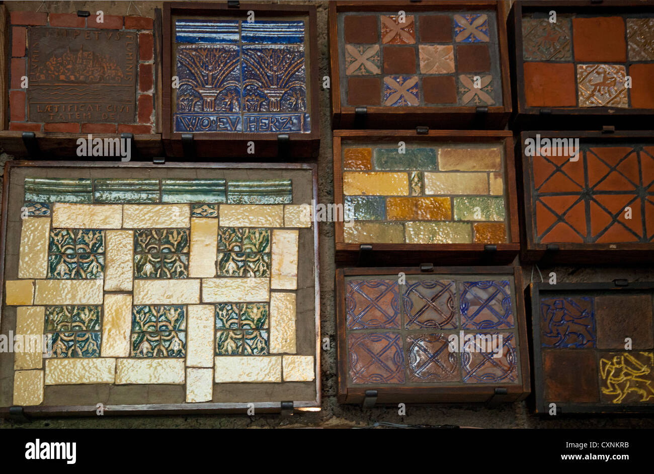 Moravian Pottery & tile works in Doylestown PA Stock Photo - Alamy