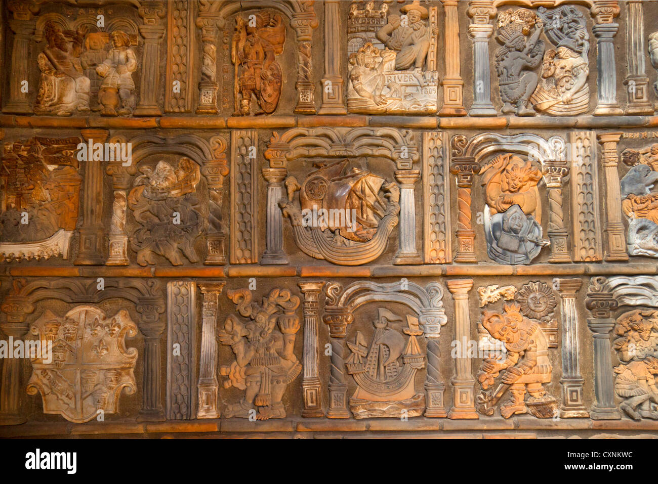 Moravian Pottery & tile works in Doylestown PA Stock Photo - Alamy