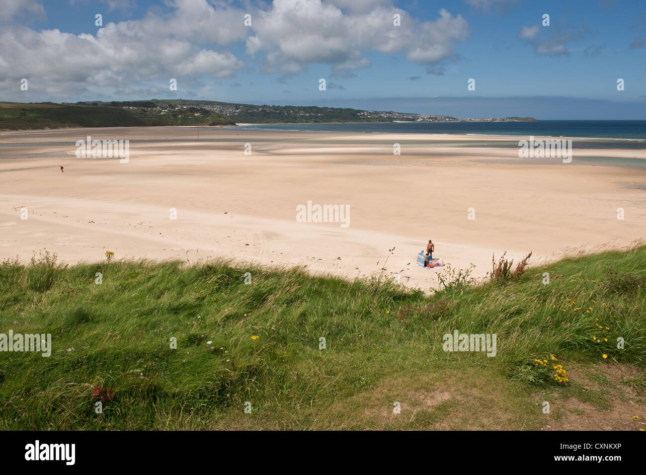 Hayle Beach. St Ives Bay, Cornwall, England Stock Photo - Alamy