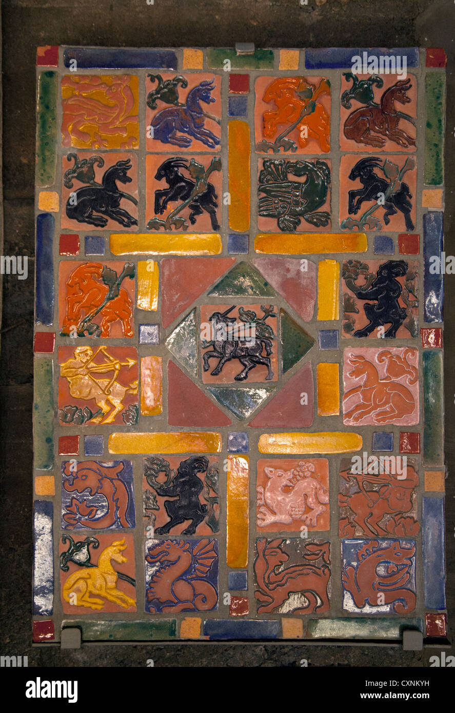 Moravian Pottery & tile works in Doylestown PA Stock Photo - Alamy