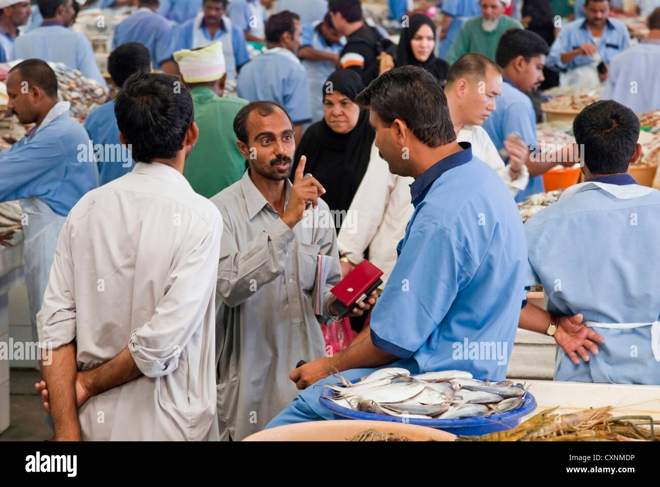 Fish Market, Dubai, United Arab Emirates, Middle East Stock Photo - Alamy