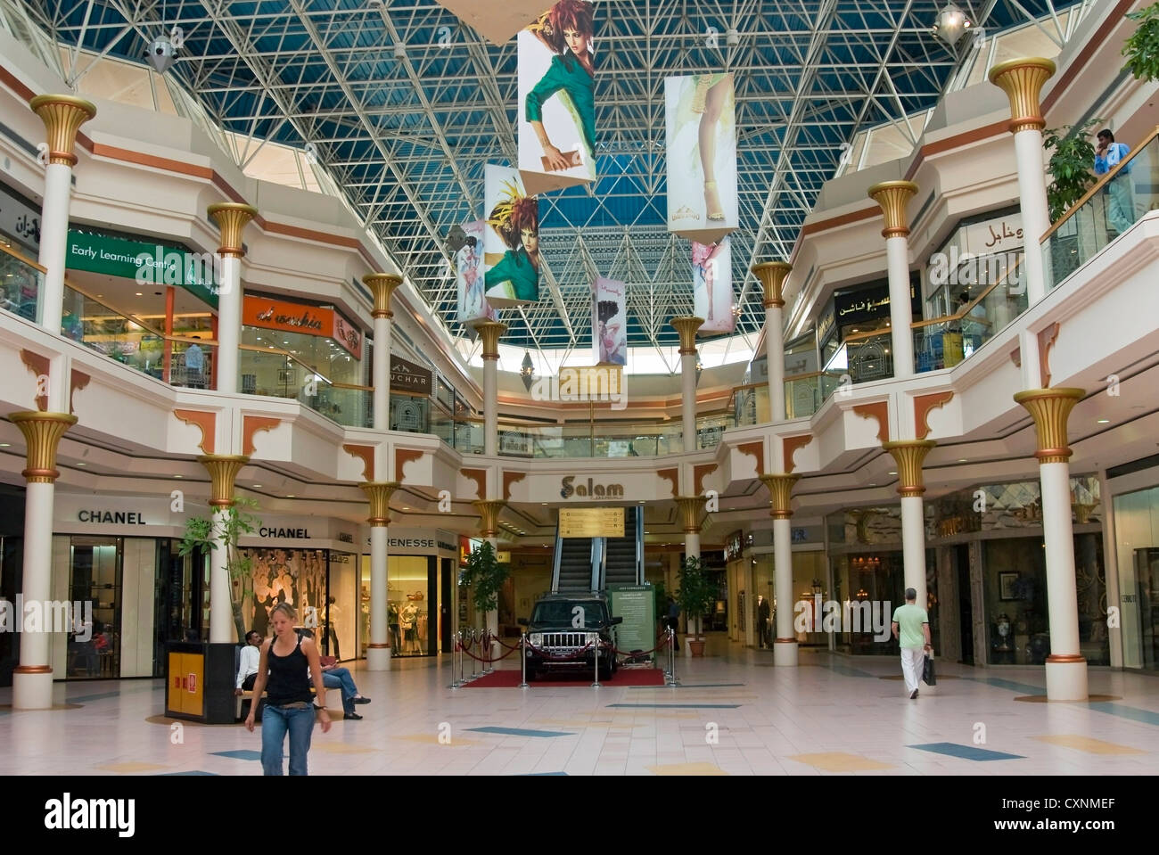 Pyramids Mall, Dubai, United Arab Emirates, Middle East Stock Photo - Alamy