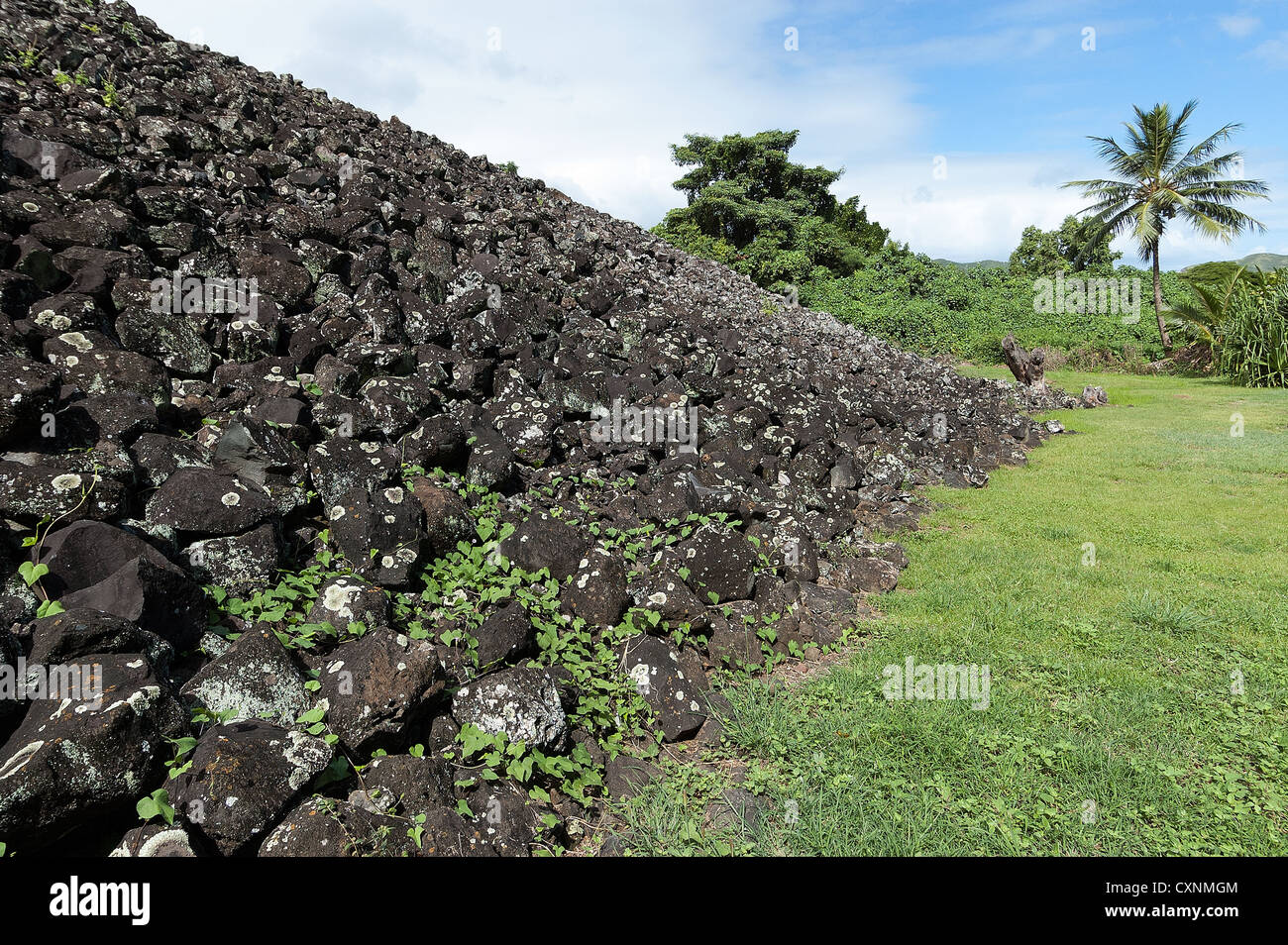 Elk284-1731 Hawaii, Oahu, Ulupo Heiau Stock Photo - Alamy
