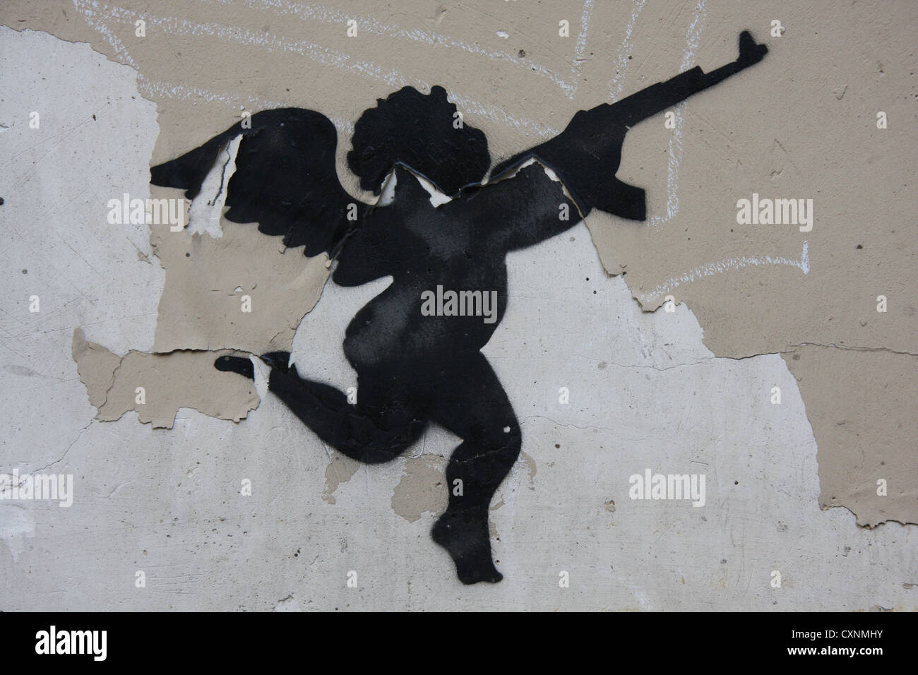 Cupid graffiti hi-res stock photography and images - Alamy