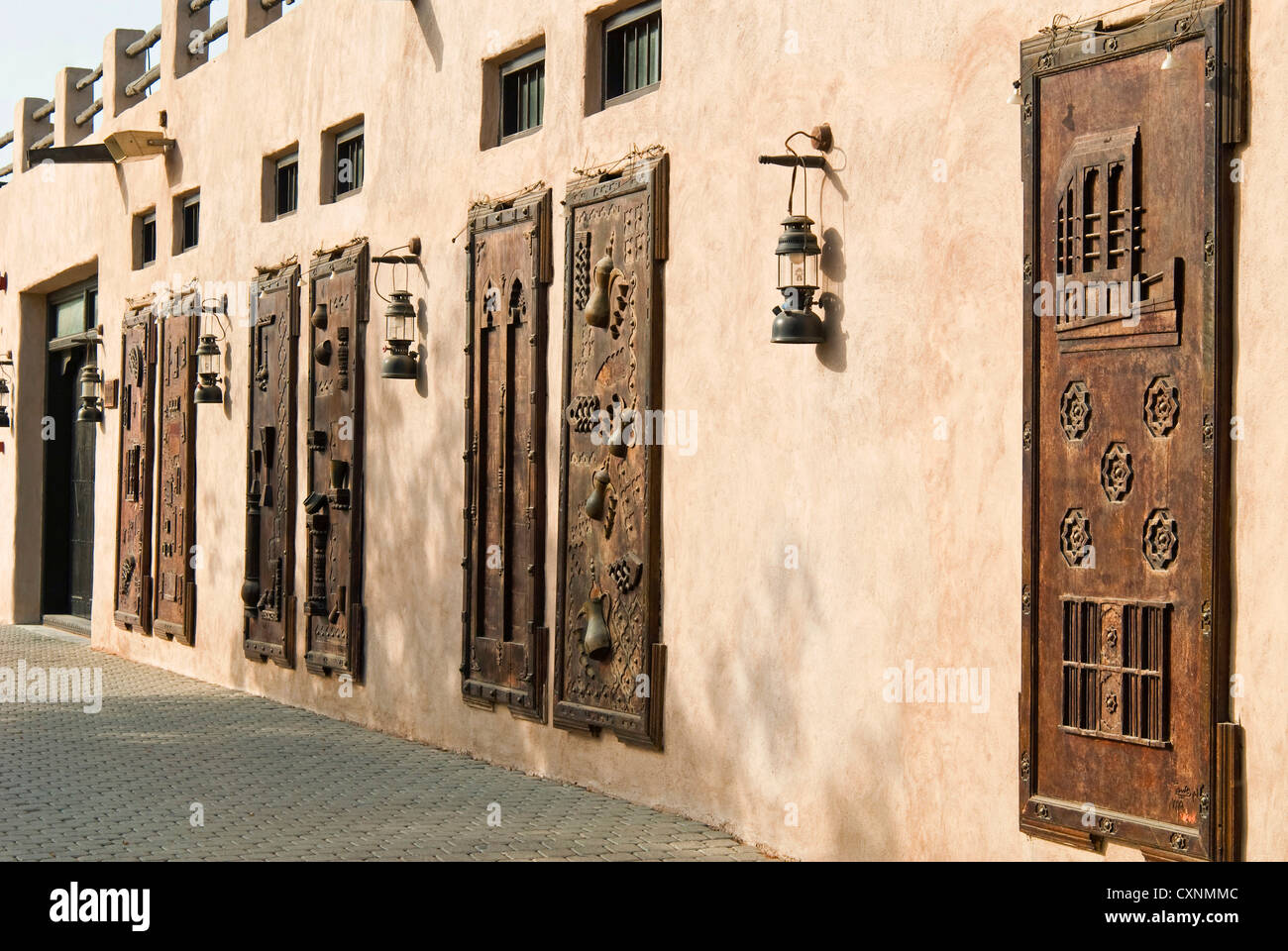 Ancient Doors at the Heritage Village, Dubai, United Arab Emirates ...