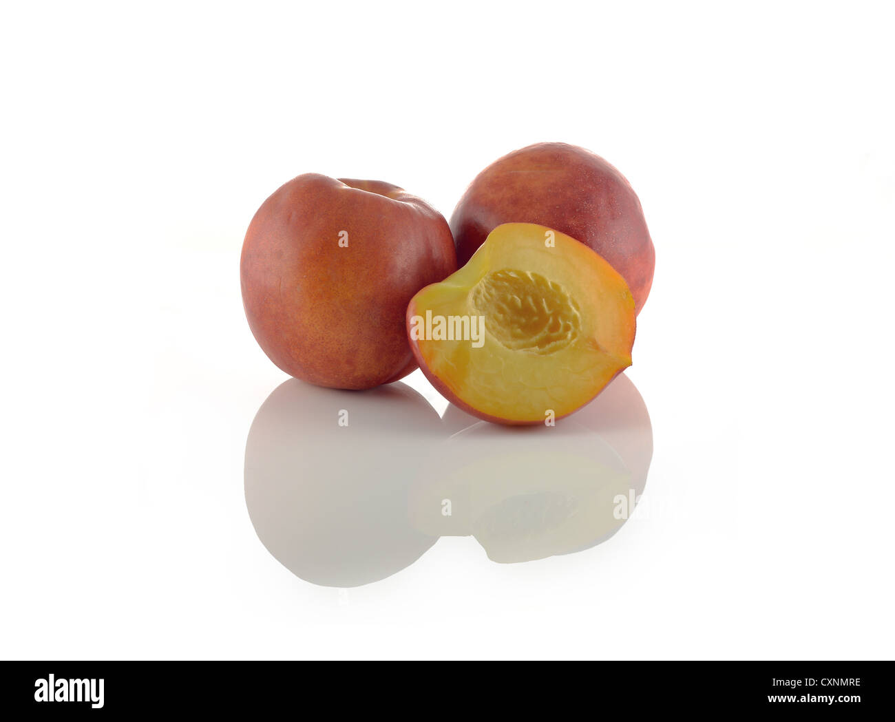 Natural peach fruits collection Stock Photo - Alamy Natural peach fruits collection Stock Photo - Alamy