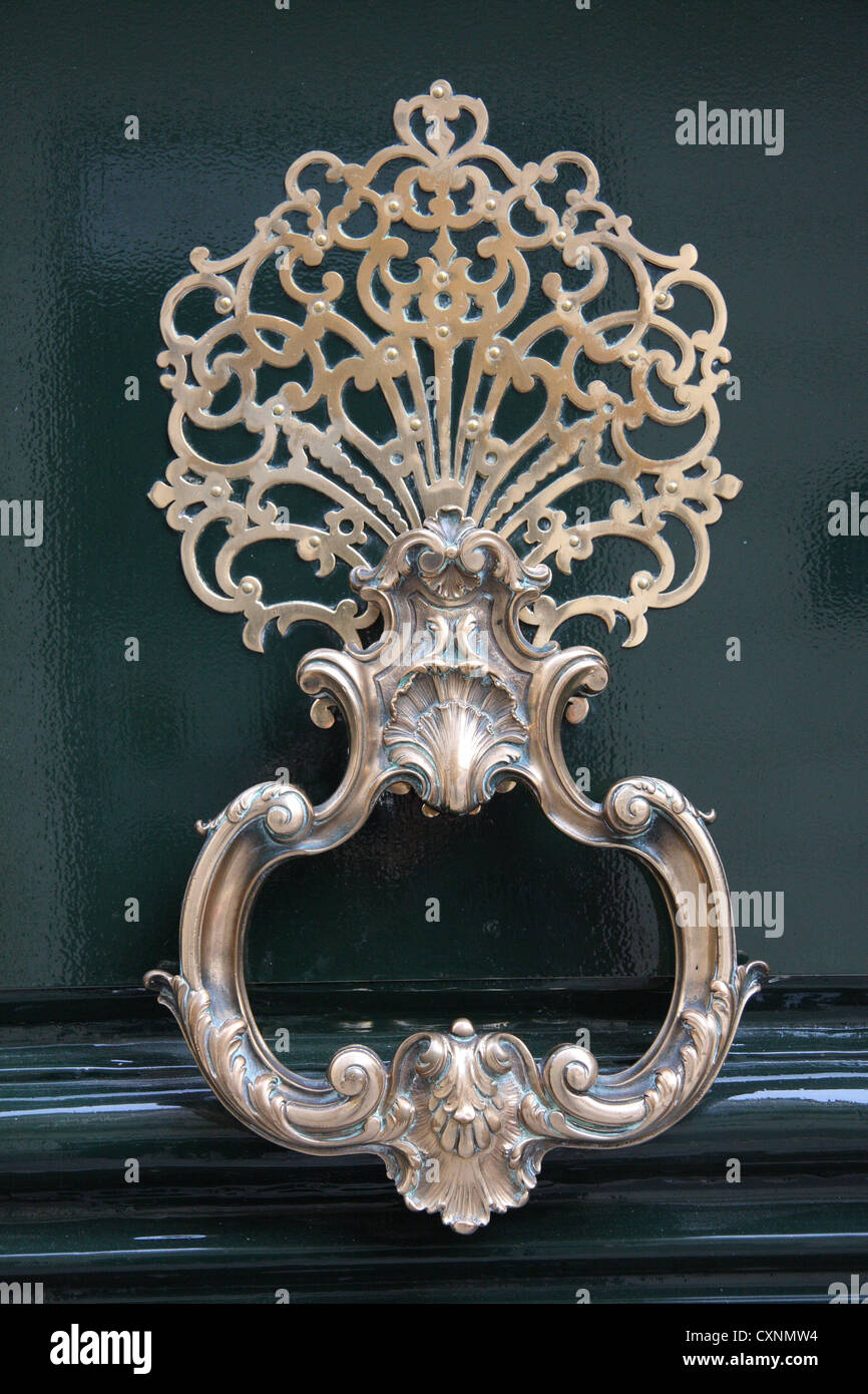 Knocker in Paris Stock Photo - Alamy