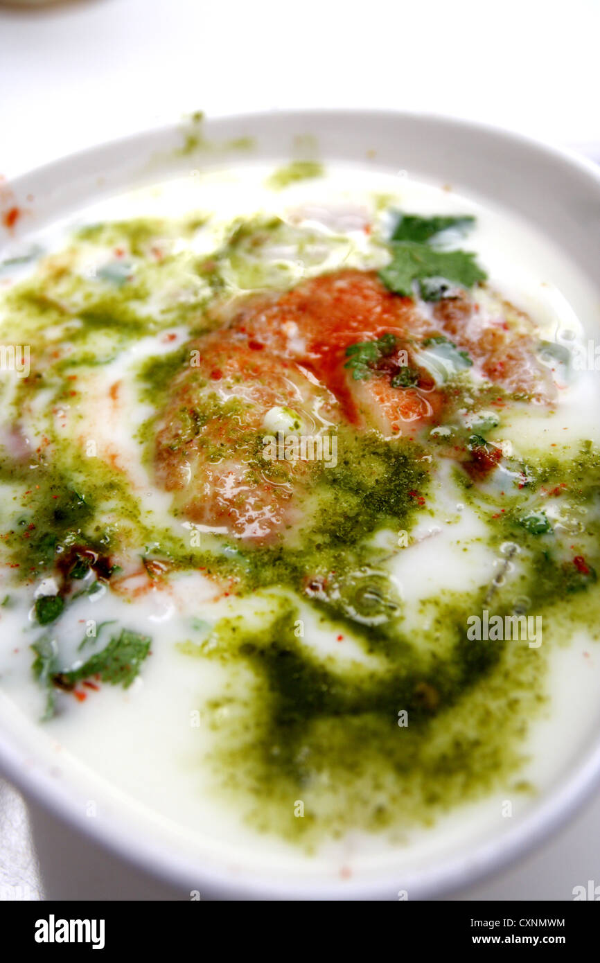 Indian food , Dahi Vada Stock Photo - Alamy