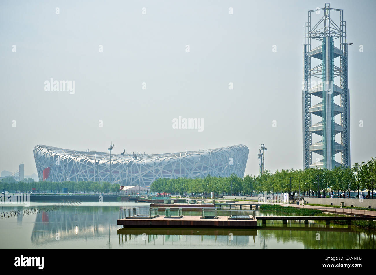 Bird's nest beijing rust hi-res stock photography and images - Alamy