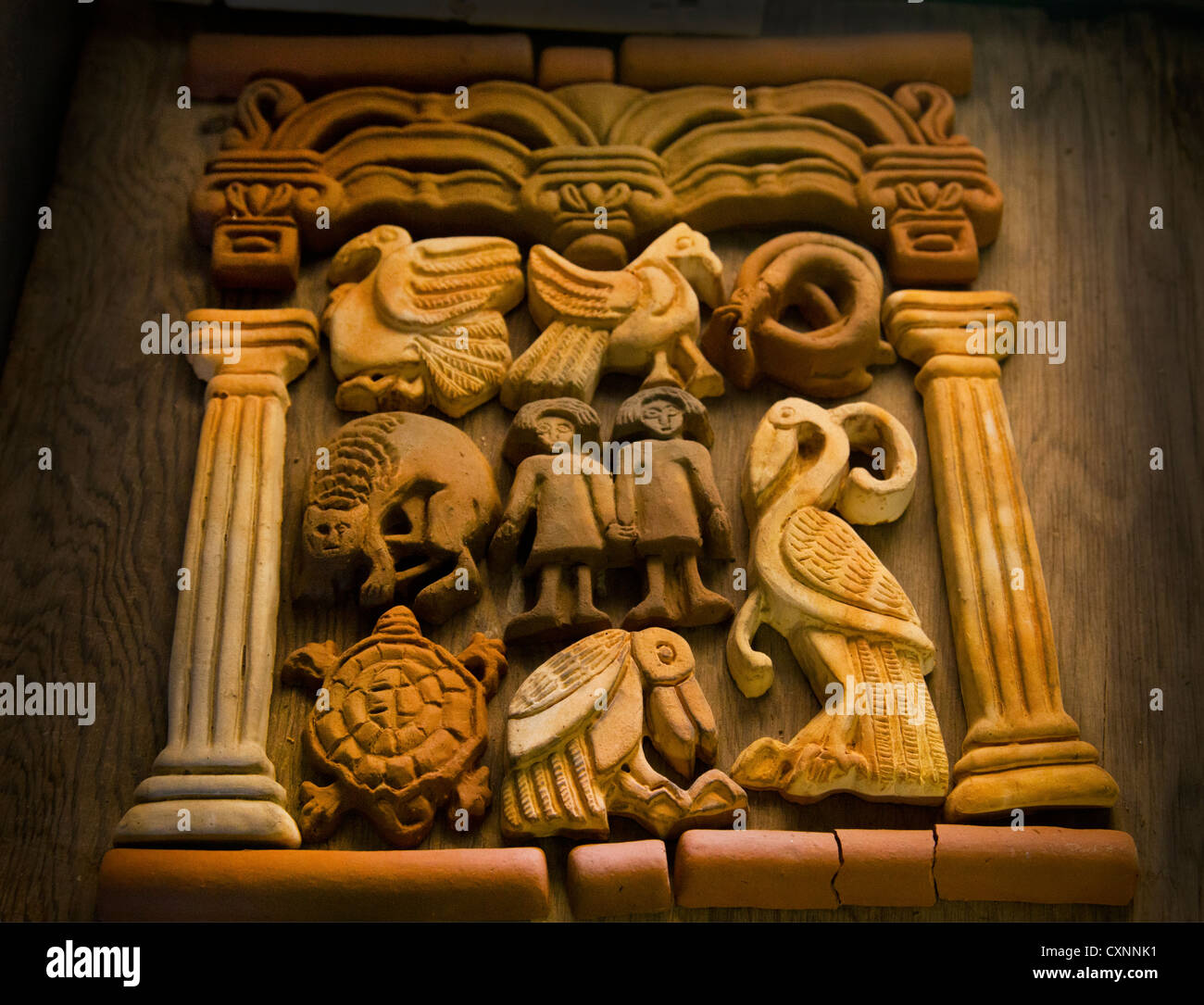 Moravian Pottery & tile works in Doylestown PA Stock Photo - Alamy