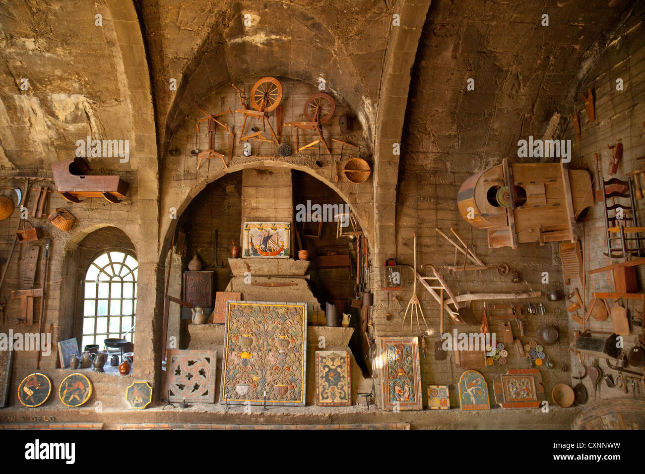 Moravian Pottery & tile works in Doylestown PA Stock Photo - Alamy