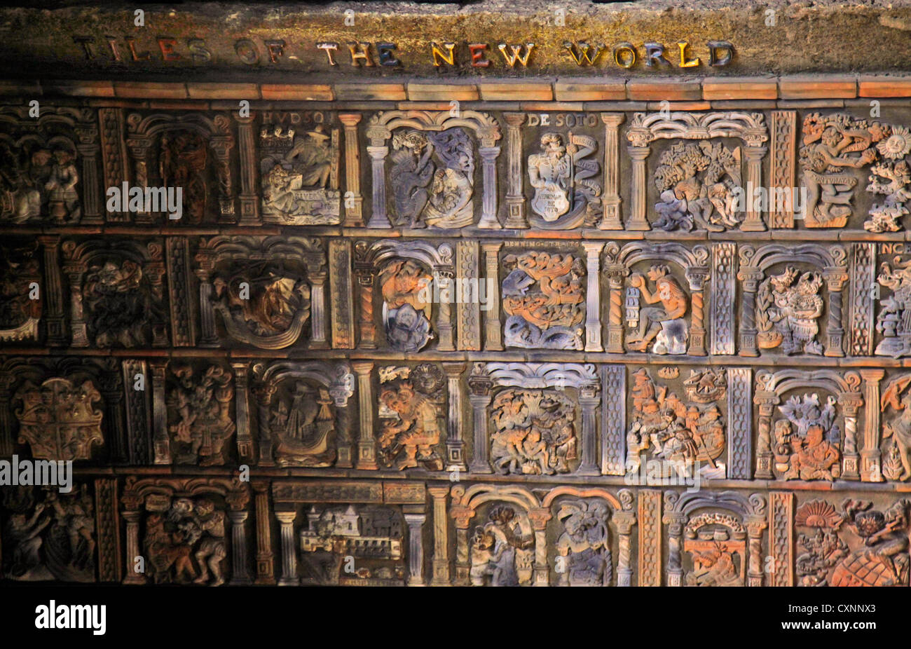 Moravian Pottery & tile works in Doylestown PA Stock Photo - Alamy