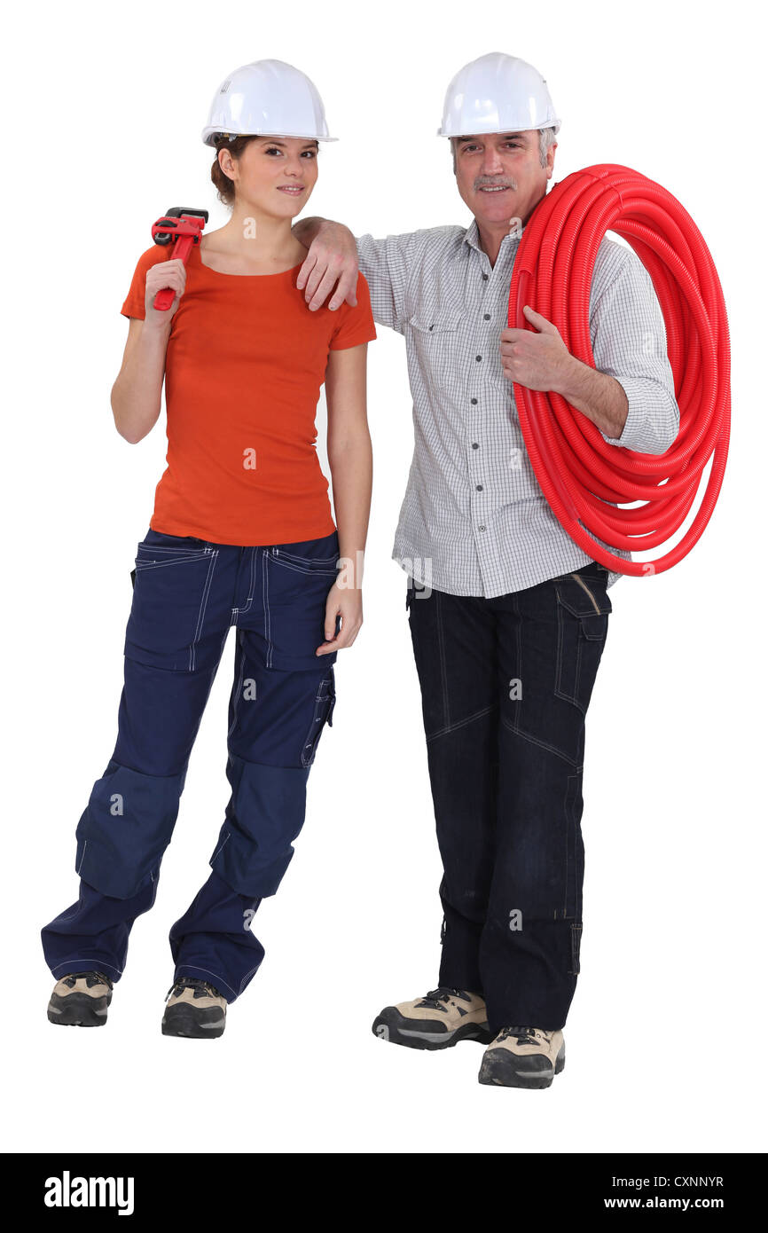 Experienced plumber hi-res stock photography and images - Alamy