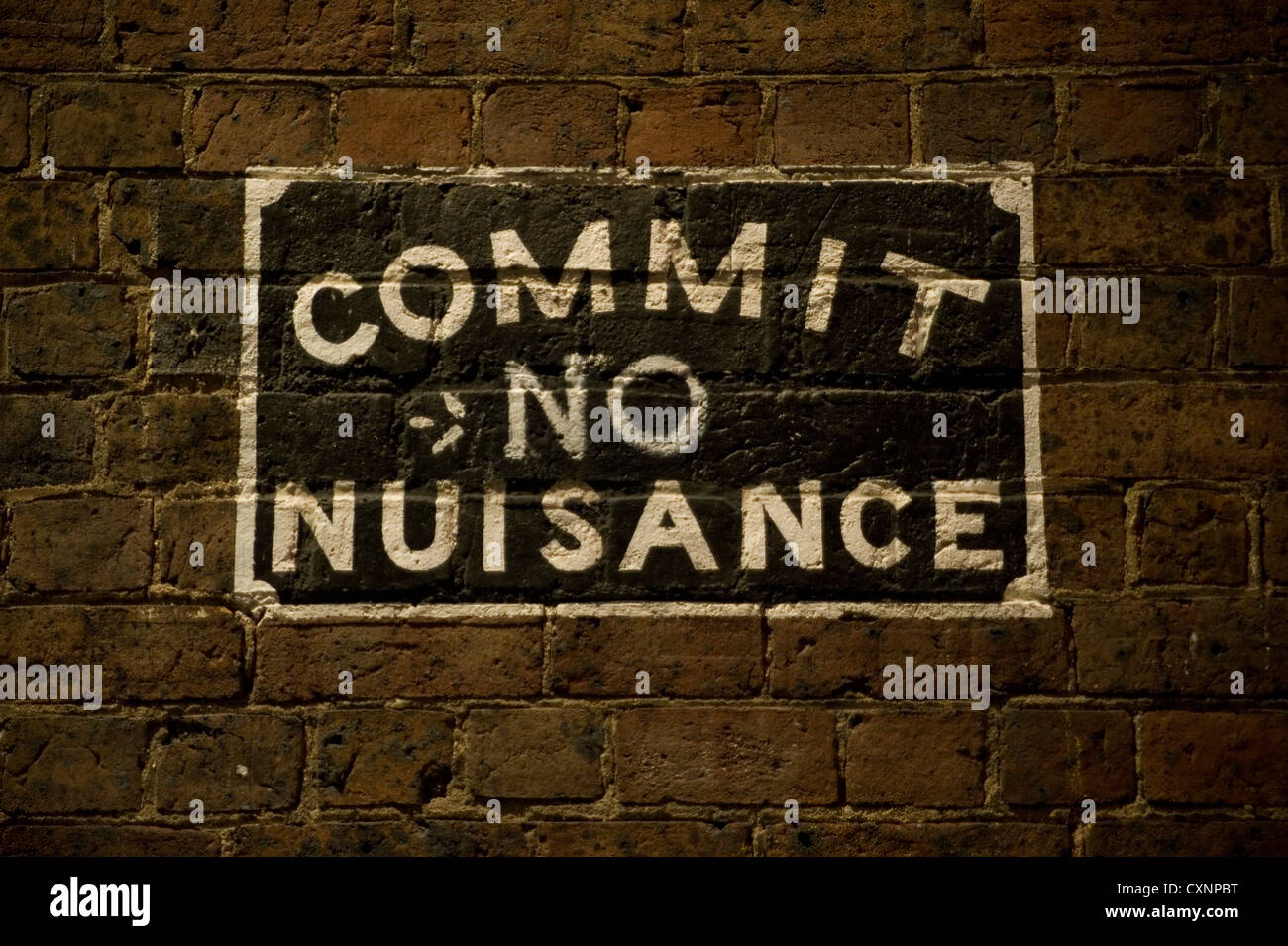 Nuisance sign hi-res stock photography and images - Alamy