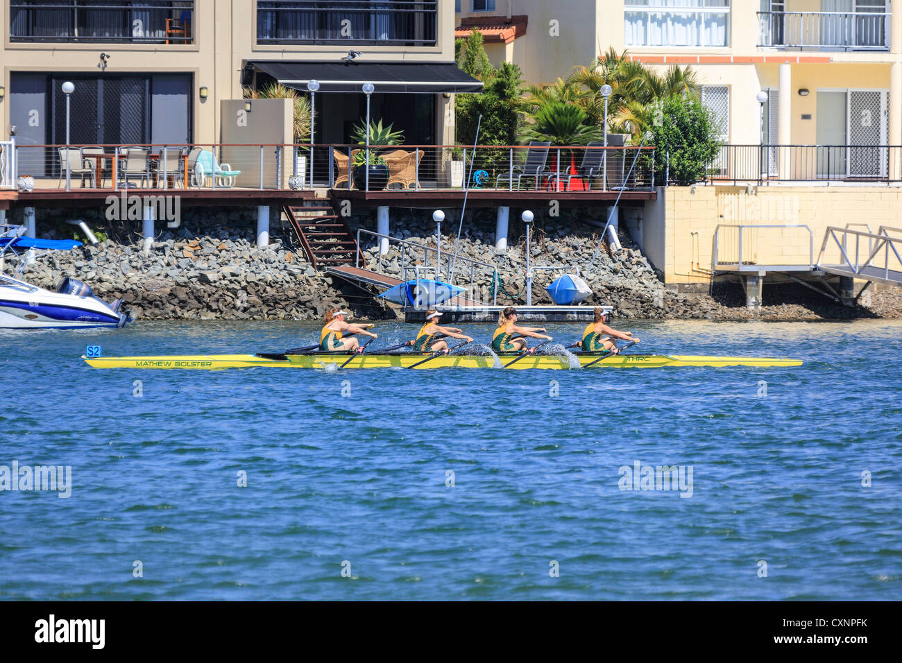 Women rowers at University river regatta rowing for trophies Surfers ...
