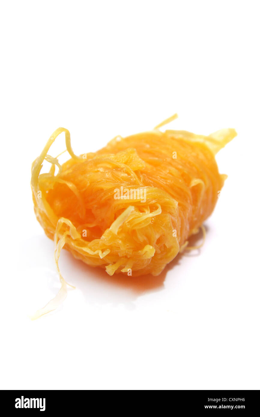 Thai dessert , Foy Thong (Gold Egg Yolks Thread Stock Photo - Alamy