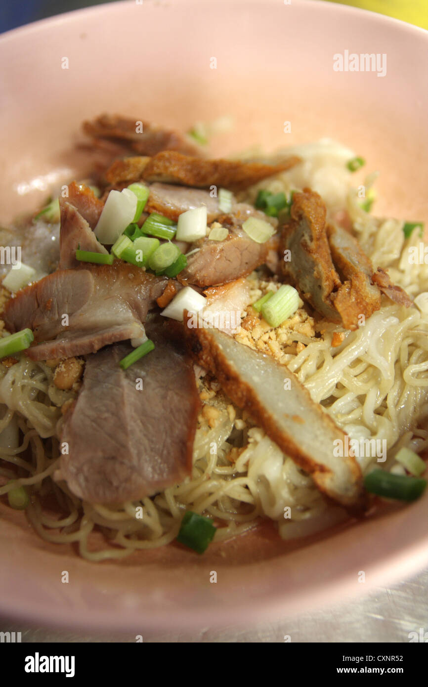 Chinese pork noodle Stock Photo - Alamy