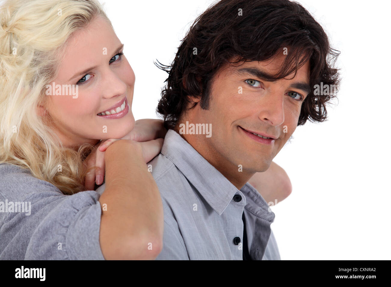 Couple relaxing together Stock Photo - Alamy