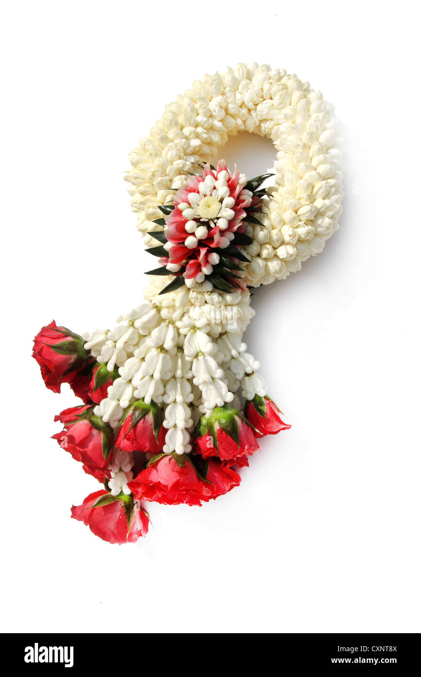 Thai Garland Flower Stock Photo - Alamy