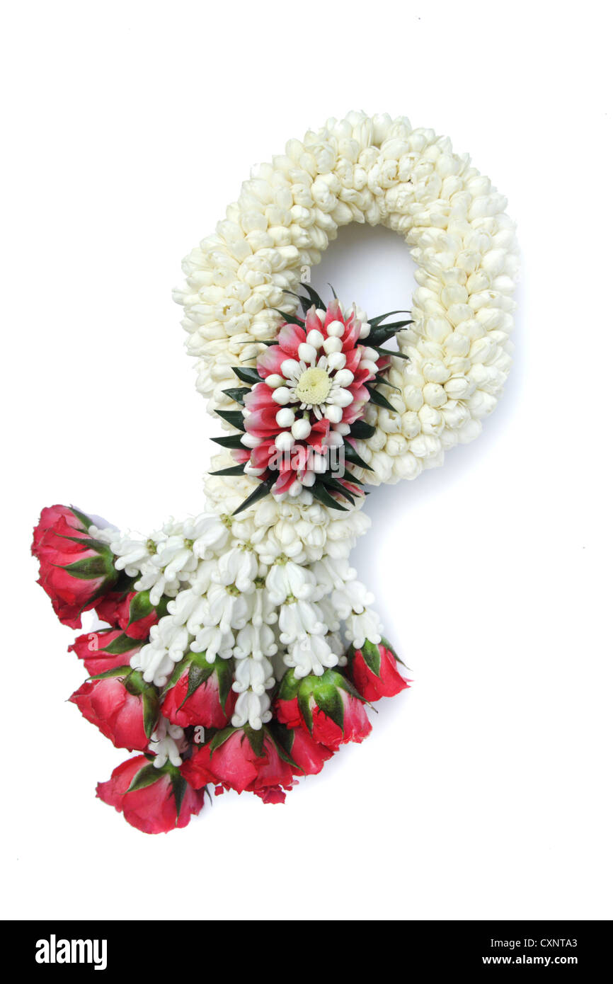 Thai Garland Flower Stock Photo - Alamy