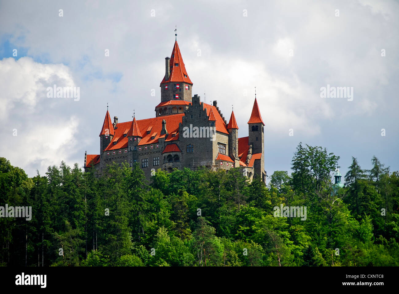 Castle Bouzov, Czech Republic Stock Photo - Alamy