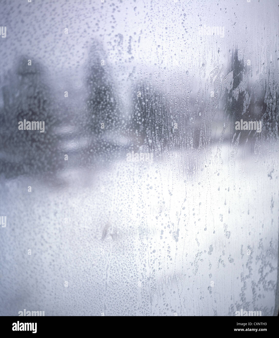 Rain on Window Stock Photo - Alamy