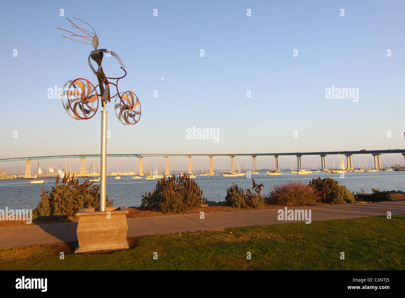 Coronado bridge and art work near San Diego, California Stock Photo - Alamy