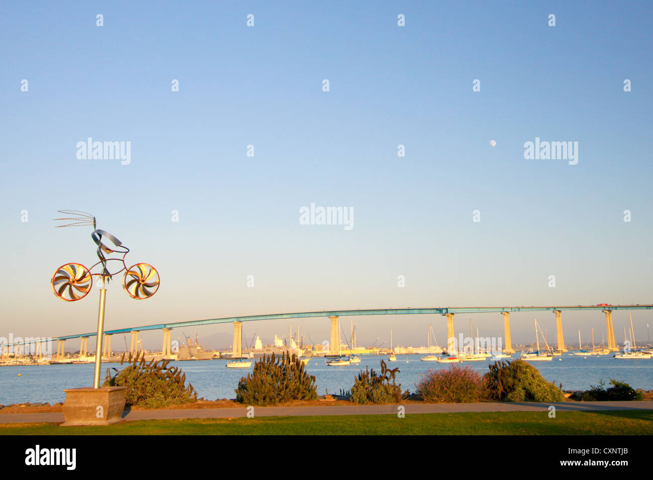 Coronado bridge and art work near San Diego, California Stock Photo - Alamy