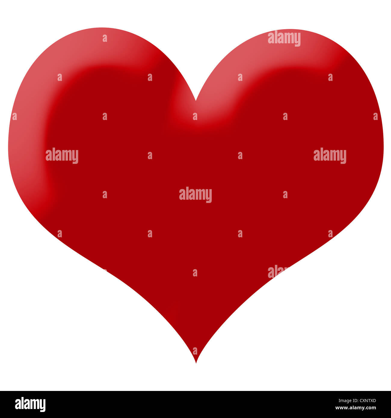 heart illustration isolated Stock Photo - Alamy