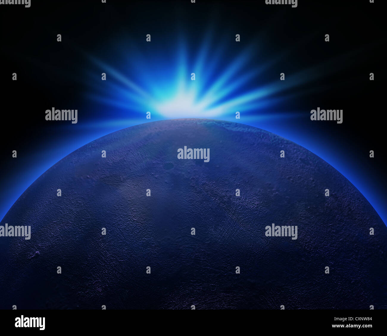 star sunset planet Stock Photo - Alamy