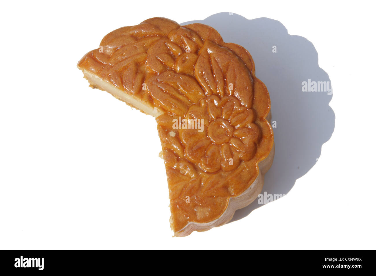 Traditional Chinese moon cake Stock Photo - Alamy