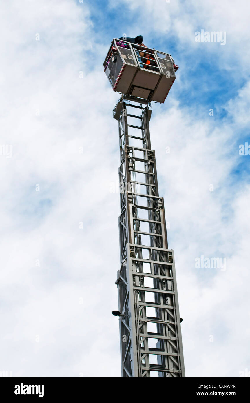 turntable ladder of the German fire department Stock Photo - Alamy