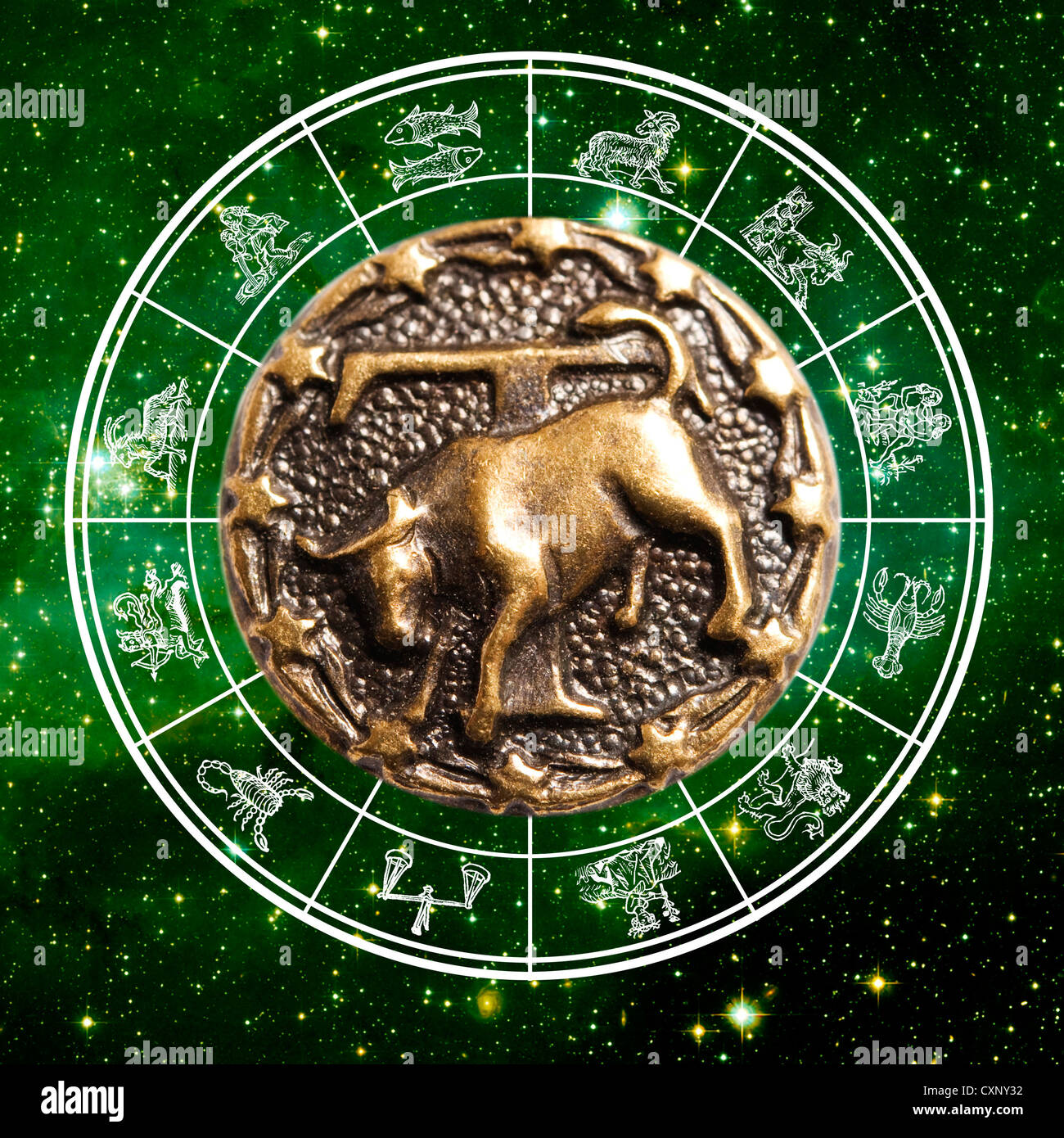 astrology sign Taurus Stock Photo - Alamy